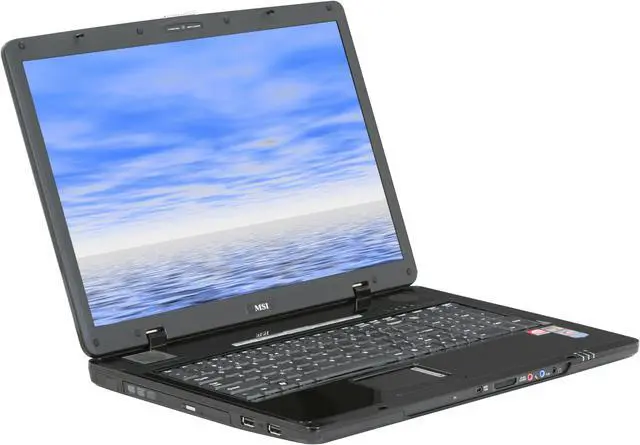 MSI Laptop AMD Turion 64 X2 TL-64 4GB Memory 320GB HDD ATI Mobility ...