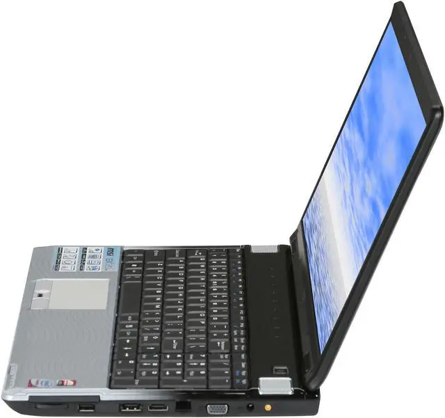 MSI 16.0" Intel Core 2 Duo T6400 4GB Memory DDR2 667 Windows Vista Home ...