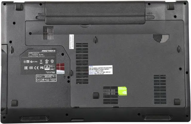 MSI GP Series - 15.6" NVIDIA GeForce 940M - Intel Core i5-4210H - 8GB ...