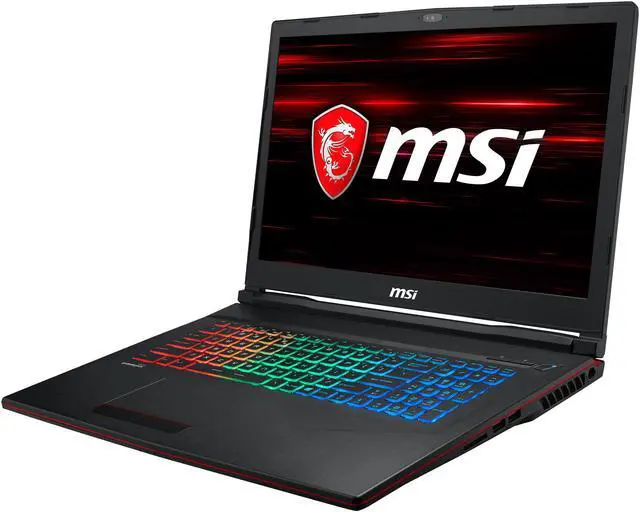 MSI GP73 Leopard-001 Gaming Laptop GTX 1050 Ti 4 GB i7-8750H 17.3 ...