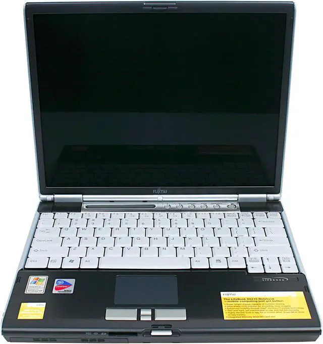 Fujitsu Laptop 1.60GHz 256MB Memory 40GB HDD Intel Extreme Graphics 2 ...