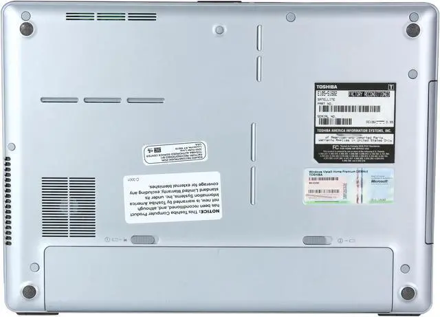 Refurbished: TOSHIBA Laptop Satellite Intel Core 2 Duo P7350 4GB Memory 500GB HDD Intel GMA ...