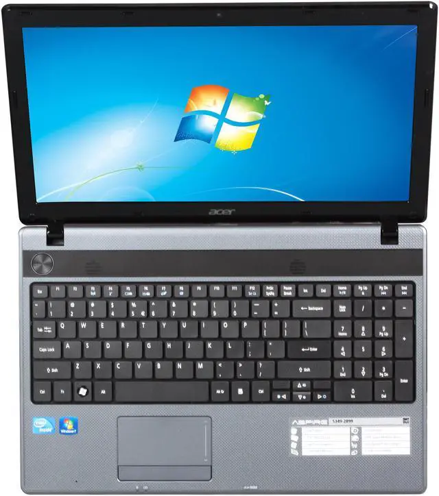 Acer Laptop Aspire Intel Celeron B815 2GB Memory 320GB HDD Intel HD Graphics 15.6" Windows 7 ...