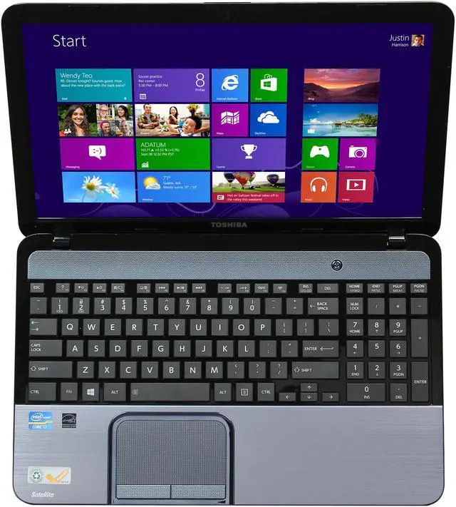 TOSHIBA Laptop Satellite Intel Core i7-3630QM 8GB Memory 1TB HDD Intel ...