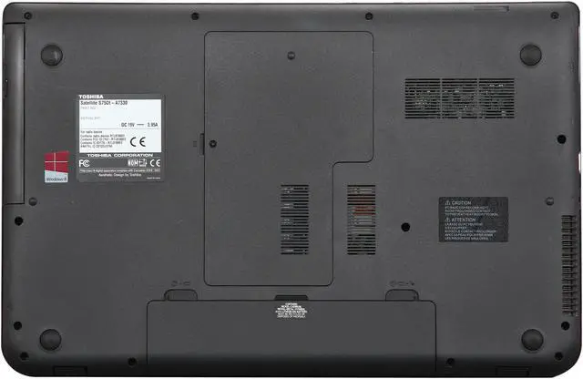 TOSHIBA Laptop Satellite AMD A10-5750M 12GB Memory 1TB HDD AMD Radeon HD 8650G 17.3" Non-Touch ...