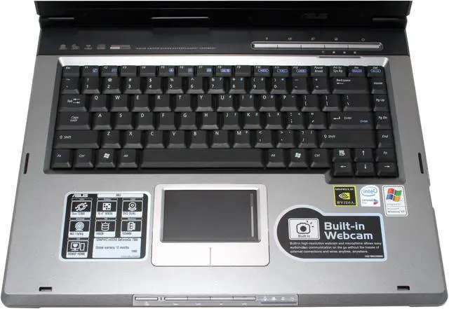 ASUS Laptop A6 Series Intel Core Duo T2300 1GB Memory 100GB HDD NVIDIA ...