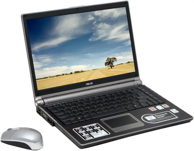 ASUS W3 Series 14.0" Intel Core 2 Duo T5500 1GB Memory DDR2 667 Windows ...