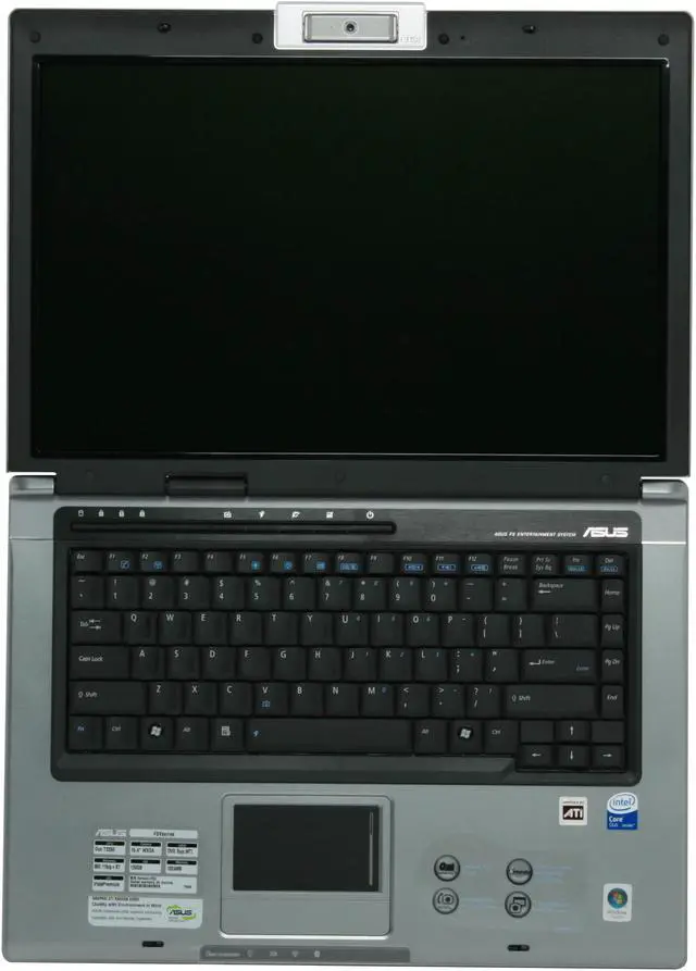 ASUS F5 Series 15.4" Intel Core Duo T2250 1GB Memory Windows Vista Home ...