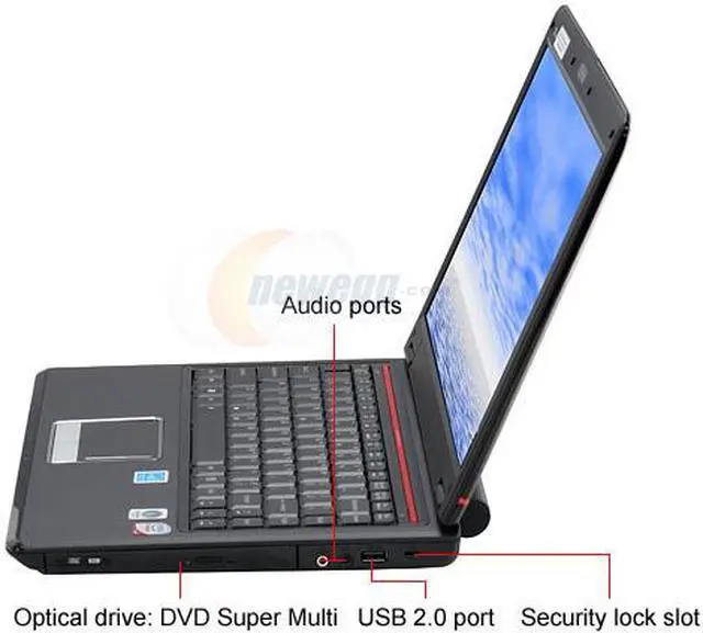ASUS F6 Series 13.3" Intel Core 2 Duo T5800 4GB Memory DDR2 667 Windows ...