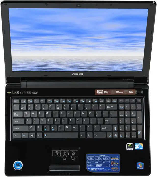 ASUS Laptop UL50 Series Intel Core 2 Duo SU7300 4GB Memory 500GB HDD NVIDIA GeForce G210M ...