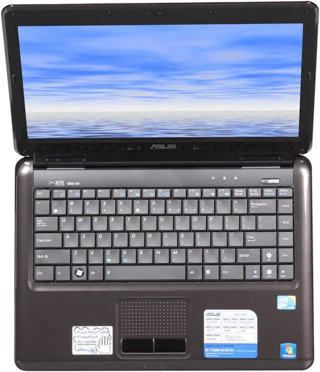ASUS Laptop K40 Series Intel Pentium T4300 3GB Memory 250GB HDD Intel GMA 4500M 14.0" Windows 7 ...