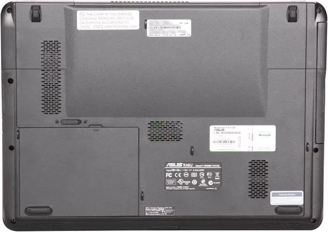 ASUS Laptop K40 Series Intel Pentium T4300 3GB Memory 250GB HDD Intel ...