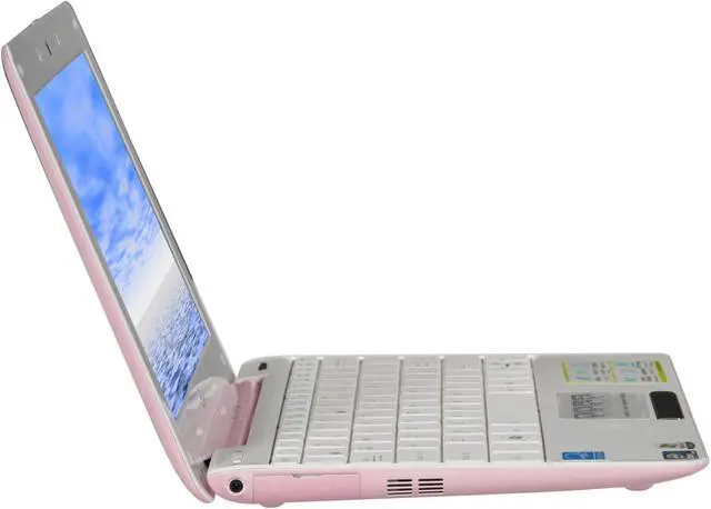 ASUS Eee PC Seashell 1008HA-MU17-PI Pearl Pink 10.1" WSVGA Netbook ...