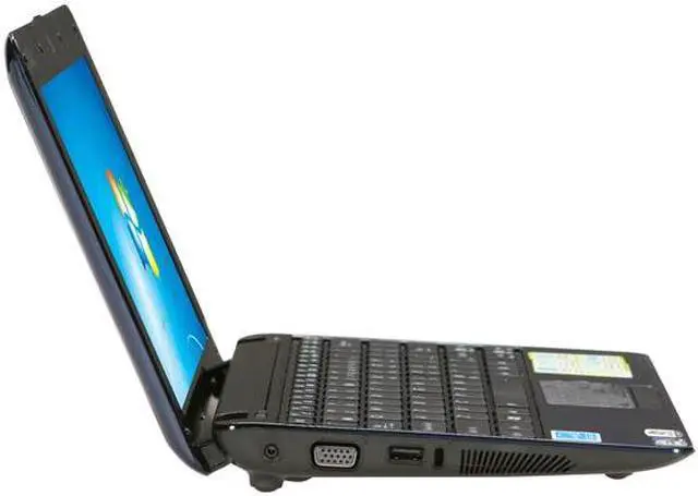 ASUS Eee PC 1005PE-PU17-BU Royal Blue 10.1" WSVGA Netbook - Newegg.com