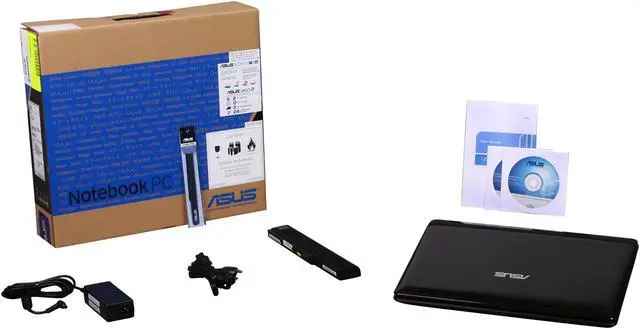 ASUS Laptop K42 Series Intel Core i3-350M 4GB Memory 320GB HDD Intel ...