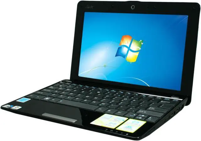 Refurbished: ASUS Eee PC Seashell 1005HA-PU17-BK Crystal Black 10.1 ...