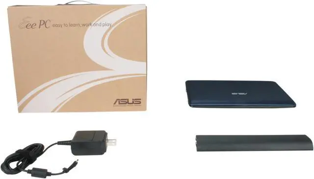 Open Box: ASUS Eee PC 1001PXD-EU17-BU Blue 10.1" WSVGA Netbook - Newegg.com