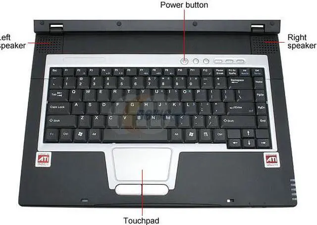 ABS Laptop MAYHEM AMD Turion 64 MT-37 1GB Memory 100GB HDD ATI Mobility ...