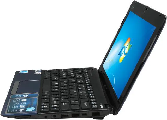 Refurbished: ASUS Eee PC 1015PED-PU17-BU(RB) Blue 10.1" WSVGA Netbook ...