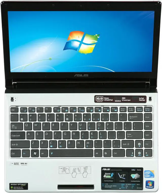 Refurbished: ASUS U35 Series 13.3" Intel Core i3-370M 4GB Memory DDR3 ...