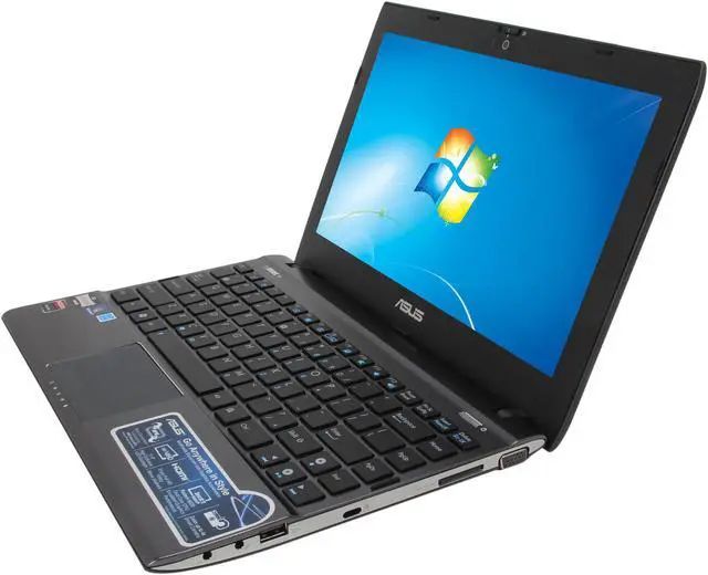 Open Box: ASUS Eee PC 1225B-SU17-BK Matte Black 11.6" WXGA Netbook ...