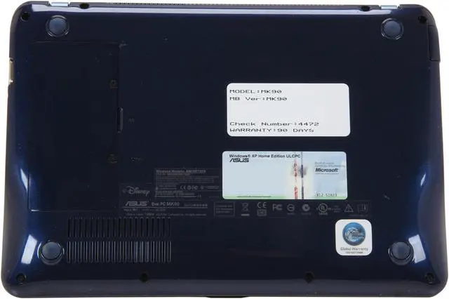 Refurbished: ASUS Eee PC MK90-BLU001X 8.9" WSVGA Netbook - Newegg.com