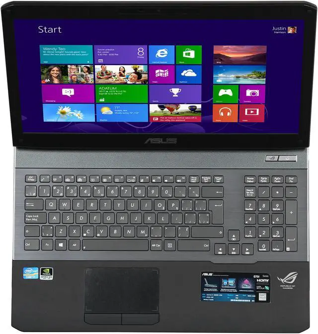 Refurbished: ASUS Laptop Intel Core i7-3630QM 16GB Memory 1TB HDD NVIDIA GeForce GTX 660M 17.3 ...