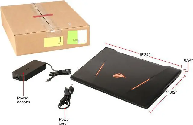 Refurbished: ASUS ROG - 17.3" GeForce GTX 1060 - Intel Core i7-6700HQ ...