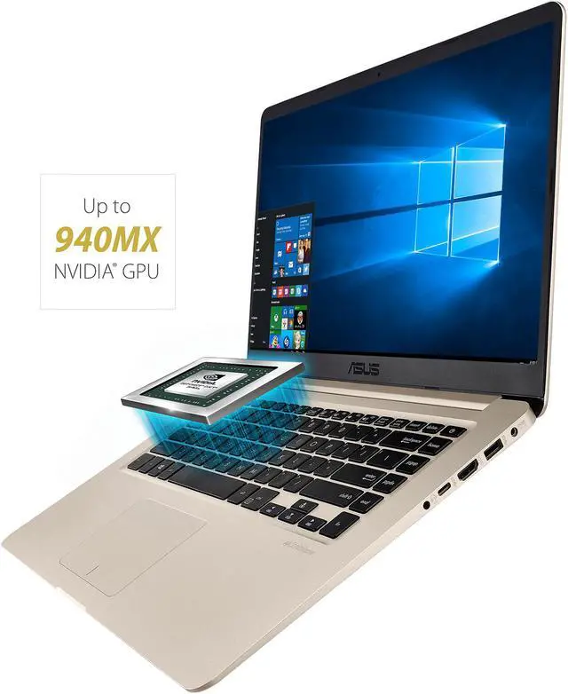 Open Box: ASUS VivoBook S510 15.6" Full HD Thin and Portable Laptop, Intel Core i7-7500U 2.7 GHz ...
