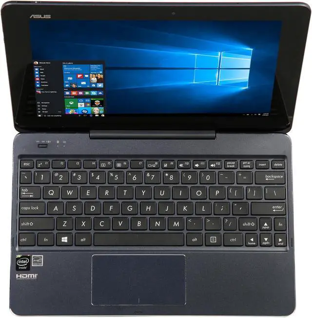 Refurbished: ASUS Transformer Book 2-in-1 Laptop Intel Atom Z3775 10.1 ...