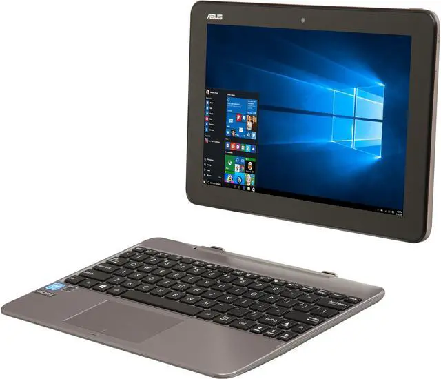 Refurbished: ASUS T101HAC4GR 2-in-1 Laptop Intel Atom x5-Z8500 1.44 GHz ...