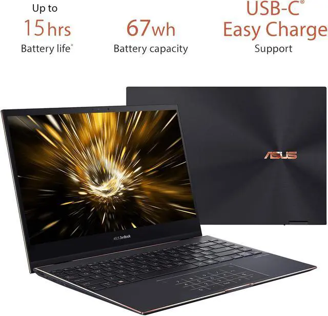 ASUS ZenBook Flip S13 OLED Ultra Slim Laptop, 13.3" 4K Touch, Intel Evo ...