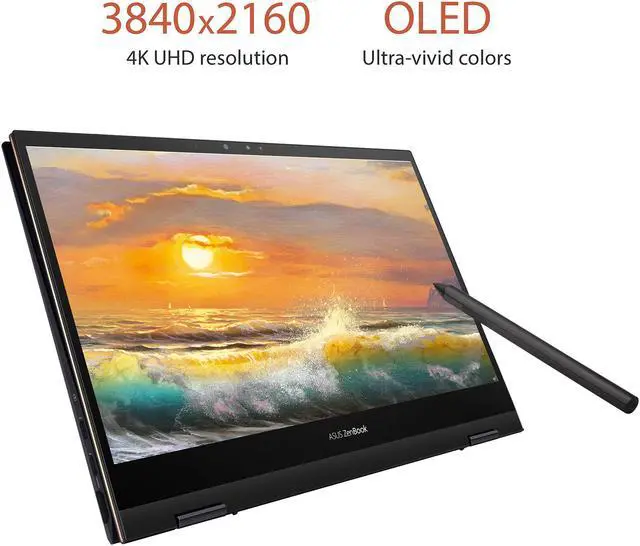 ASUS ZenBook Flip S13 OLED Ultra Slim Laptop, 13.3" 4K Touch, Intel Evo ...