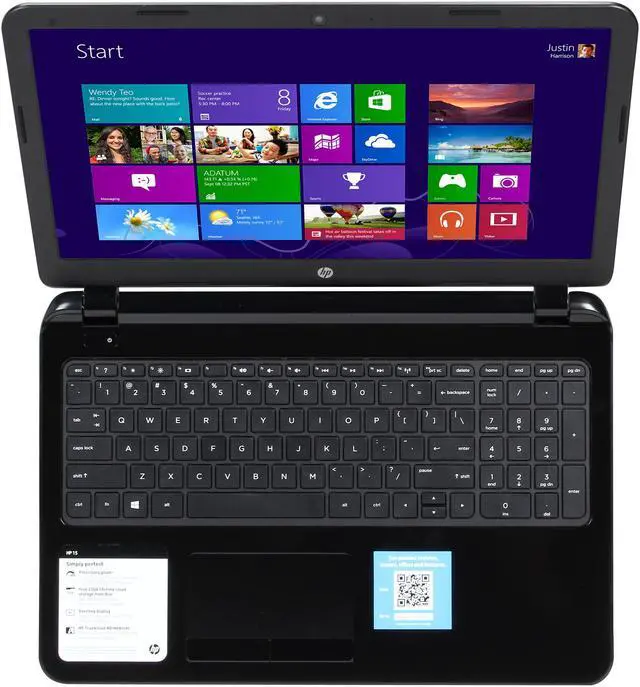Open Box: HP Laptop AMD E2-6110 4GB Memory 500GB HDD AMD Radeon R2 ...