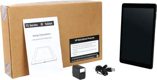 Refurbished: HP 10 G2 2301 (N3T44AA) 16GB Flash Storage 10.0" Tablet ...
