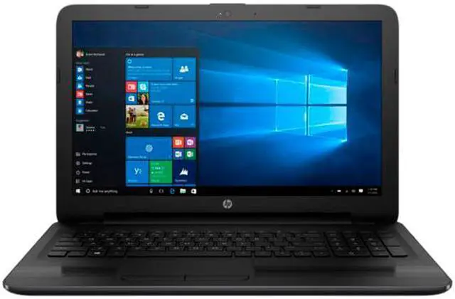 HP Laptop AMD E2-7110 4GB Memory 500GB HDD AMD Radeon R2 Series 15.6" Windows 10 Pro 64-Bit 255 ...
