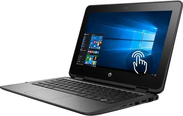 HP ProBook 2-in-1 Laptop Intel Celeron N3350 11.6" Windows 10 Pro 64-Bit x360 11 G1 EE (1JD30UT# ...