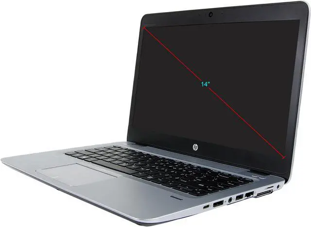 Refurbished: HP 14.0" Intel Core i7-7600U 8GB Memory 512GB SSD Windows ...