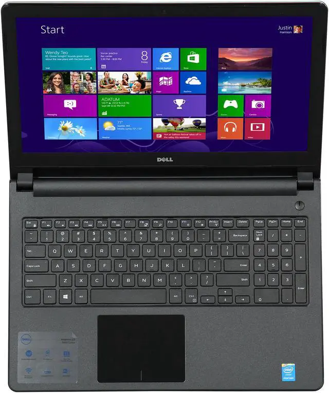 Refurbished: DELL Laptop Inspiron 15 Intel Pentium N3540 4GB Memory 500GB HDD Intel HD Graphics ...
