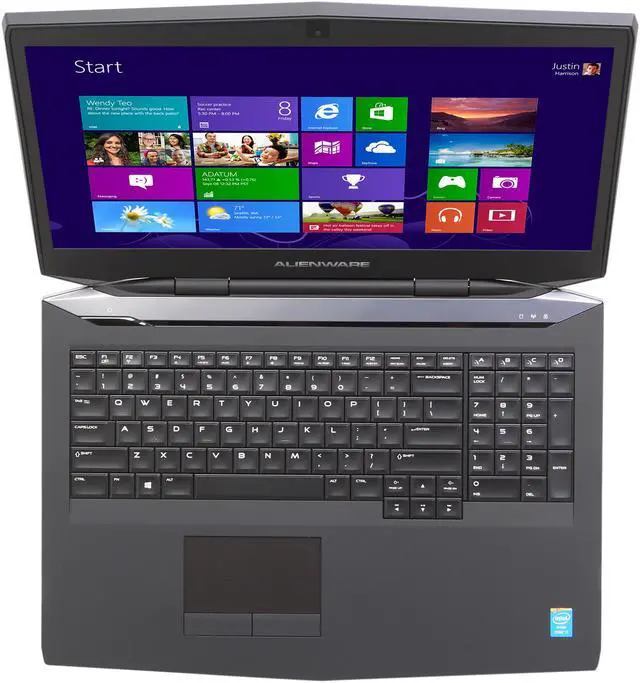 Alienware Laptop Intel Core i7-4700MQ 8GB Memory 750GB HDD NVIDIA GeForce GTX 765M 17.3" Windows ...