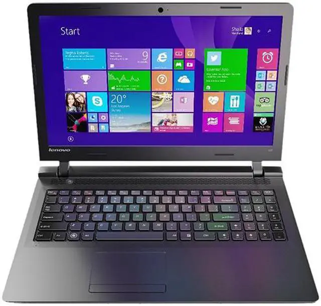 Lenovo IdeaPad 100-15IBY 80MJ001BUS 15.6" Notebook - Intel Pentium N3540 Quad-core (4 Core) 2.16 ...