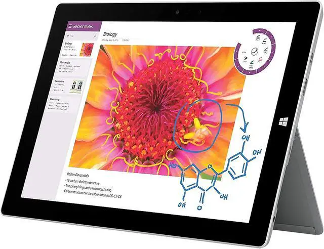 Refurbished: Microsoft Grade A 2-in-1 Laptop Intel Atom x7-Z8700 10.8 ...