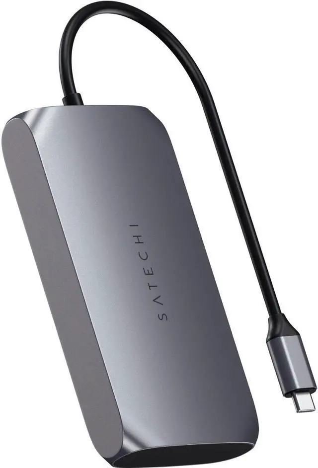 Satechi USB-C Multimedia Adapter for M1/M2 with 2 4K HDMI, USB C PD ...