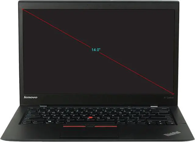 Refurbished: Lenovo X1 Carbon Laptop Core i7 5600U (2.60 GHz) 8 GB ...
