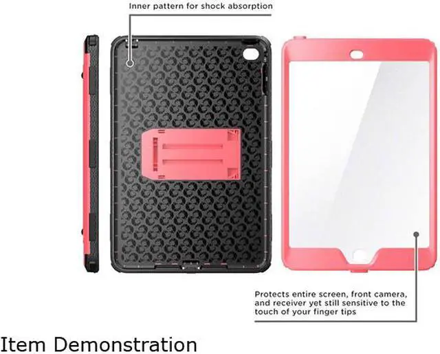 i-Blason Pink Apple iPad Mini 4 Armorbox Full Body Case Model iPadMini4 ...