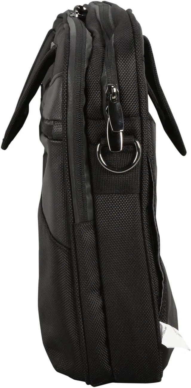 Kensington Black Triple Trek Top-Loading Briefcase for 13 to 14-Inch ...