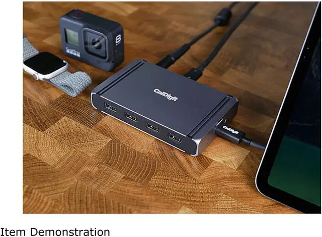 CalDigit TB4-ELEMENTHUB-US Thunderbolt 4 Element Hub - 4x Thunderbolt 4 ...