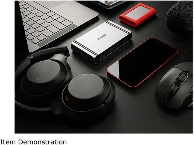 CalDigit TB4-ELEMENTHUB-US Thunderbolt 4 Element Hub - 4x Thunderbolt 4 ...