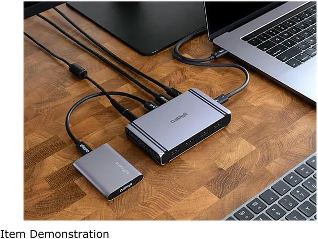 CalDigit TB4-ELEMENTHUB-US Thunderbolt 4 Element Hub - 4x Thunderbolt 4 ...