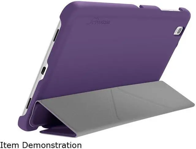 rooCASE Purple Slim Shell Origami Case For Samsung Galaxy Tab Pro 8.4 ...